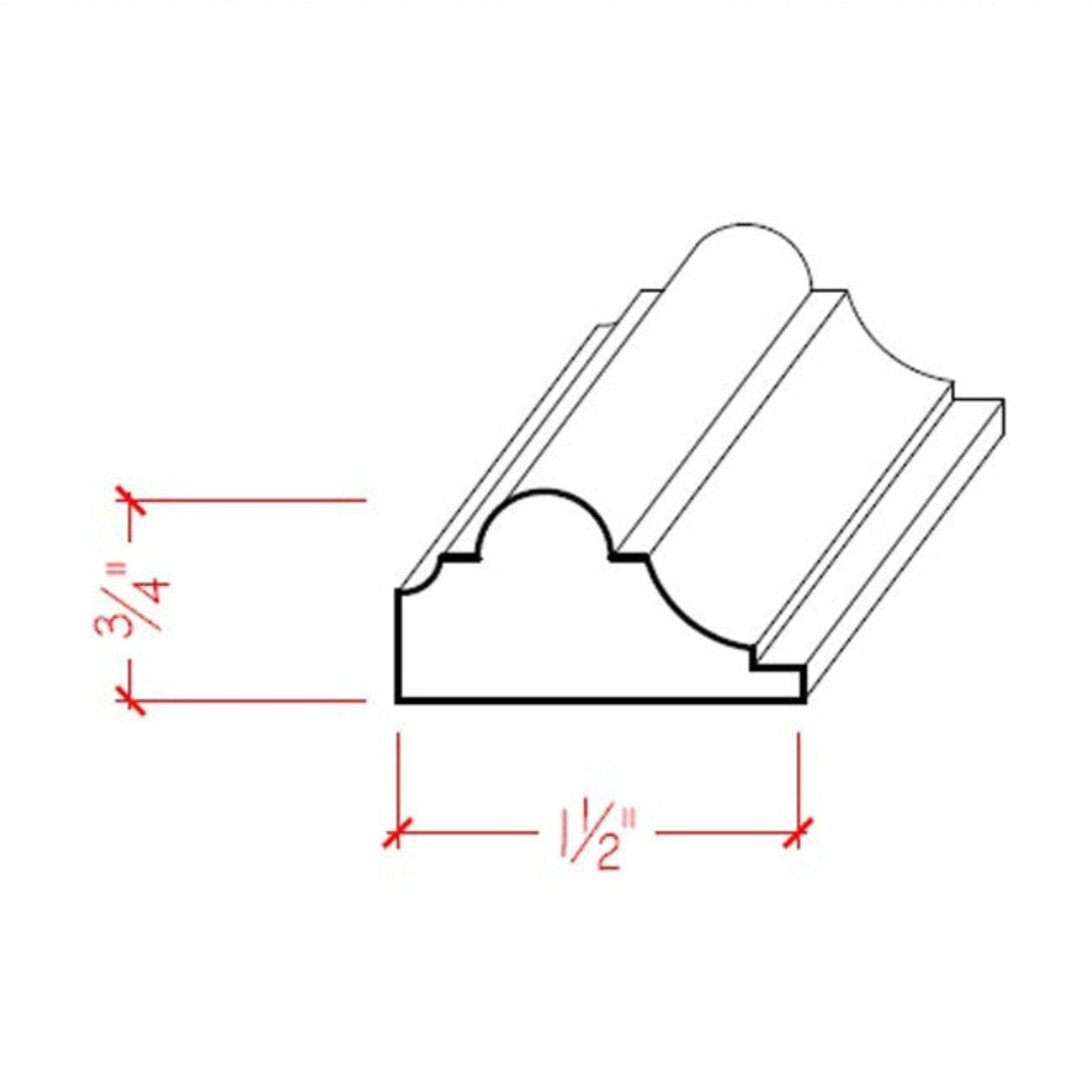 Newmouldings | Counter & Shelf Edge Molding - NewMouldings