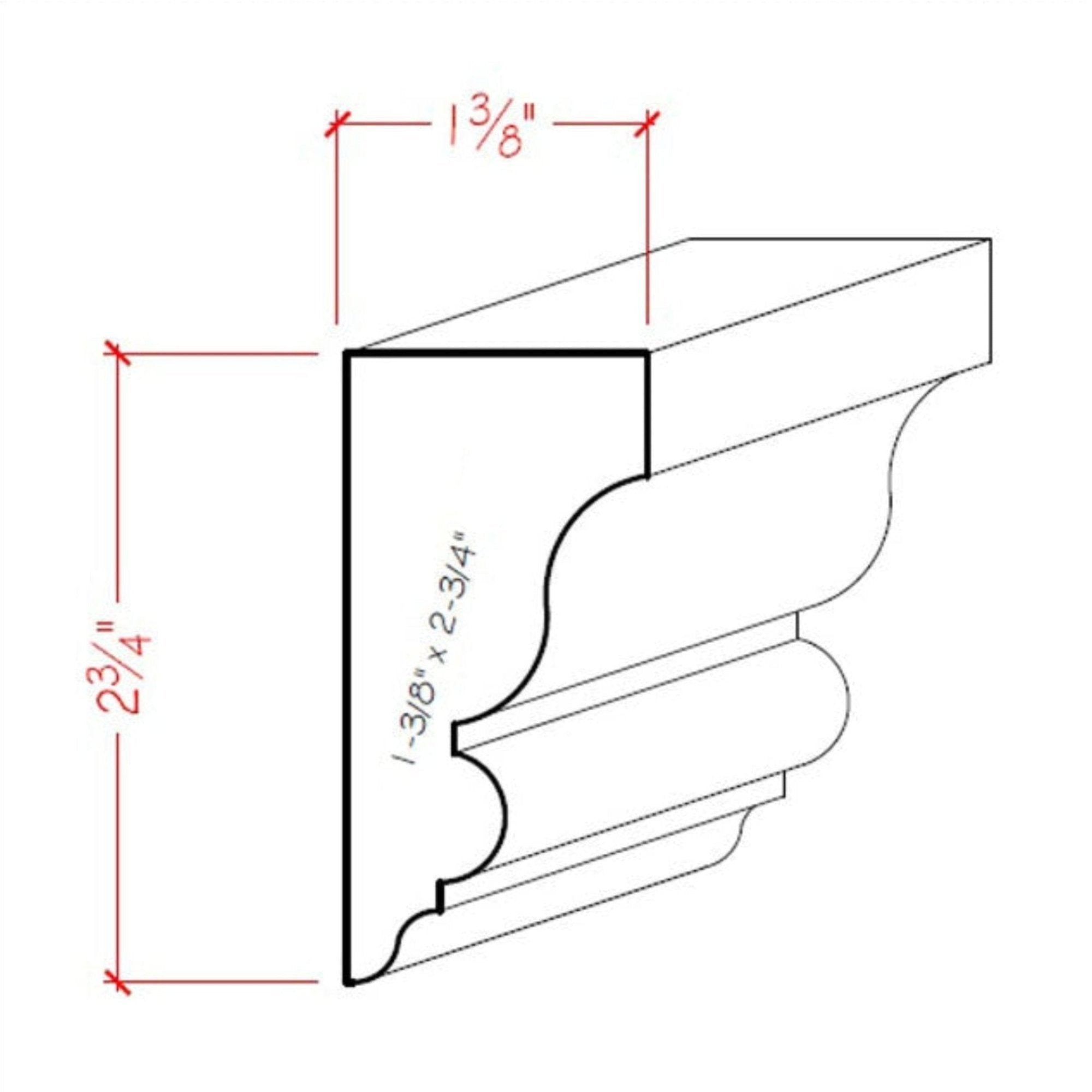 Solid Crown Moulding - NewMouldings